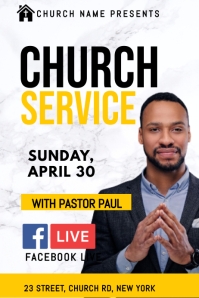 crossover Sunday service flyer poster (1) Template | PosterMyWall