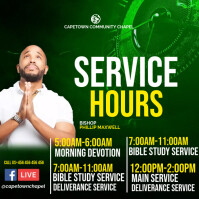 church service time flyer template (2) | PosterMyWall