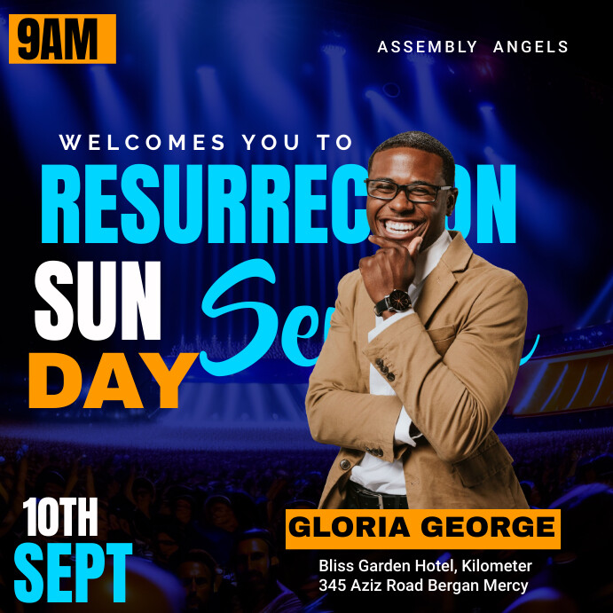 Church service/ worship night Template | PosterMyWall