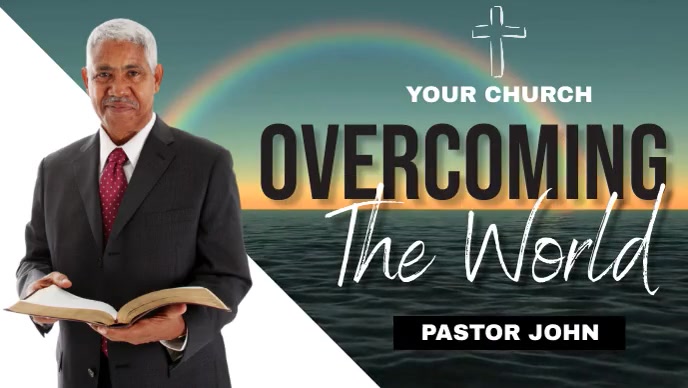 church service YOUTUBE THUMBNAIL TEMPLATE | PosterMyWall