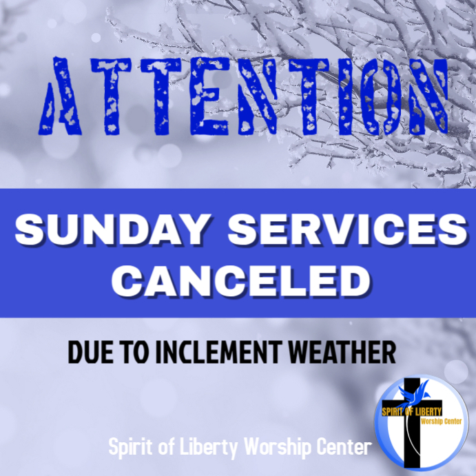 Church services canceled Template | PosterMyWall