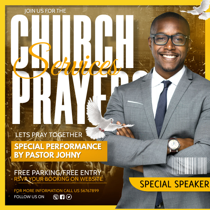 church services Template | PosterMyWall