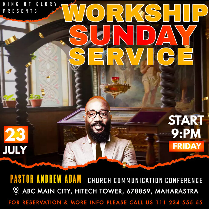 church social media template | PosterMyWall