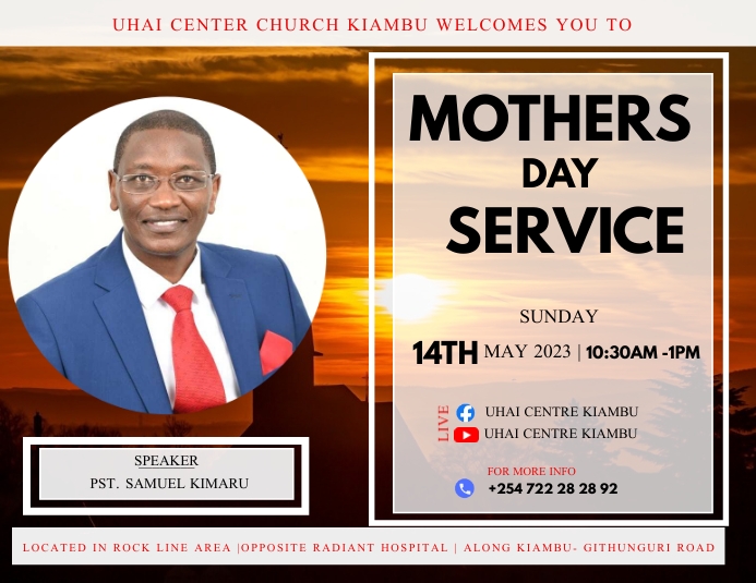 CHURCH SPECIAL SERVICE FLYER TEMPLATE | PosterMyWall