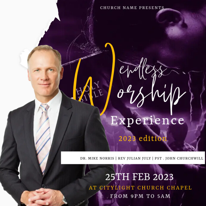 CHURCH SQUARE.E Template | PosterMyWall