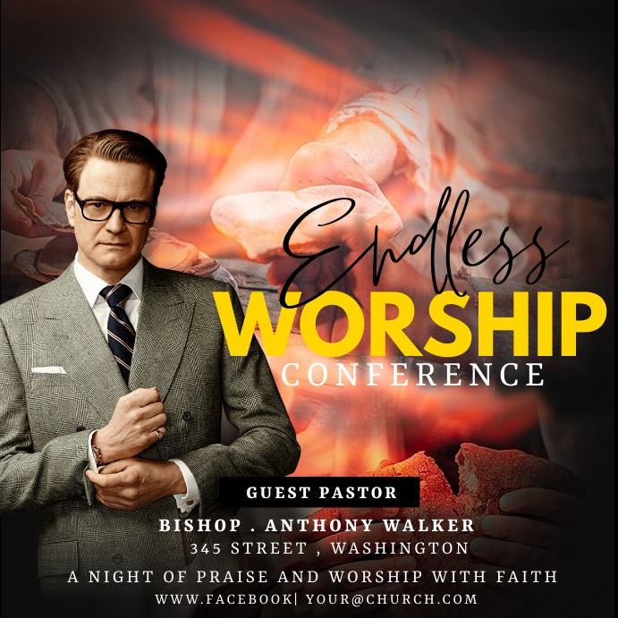 CHURCH SQUARE.E Template | PosterMyWall