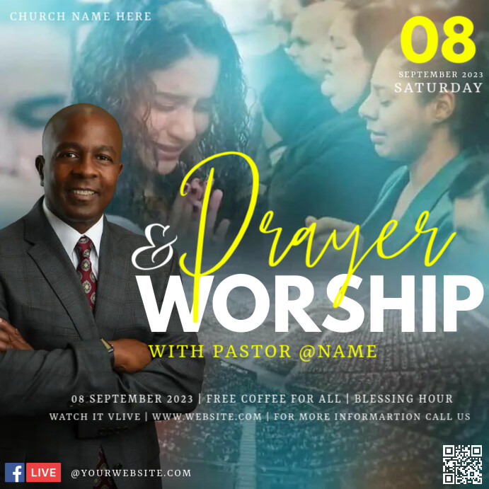 CHURCH SQUARE.E Template | PosterMyWall