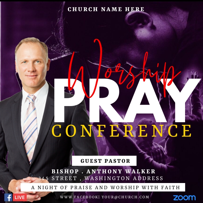 CHURCH SQUARE.E Template | PosterMyWall