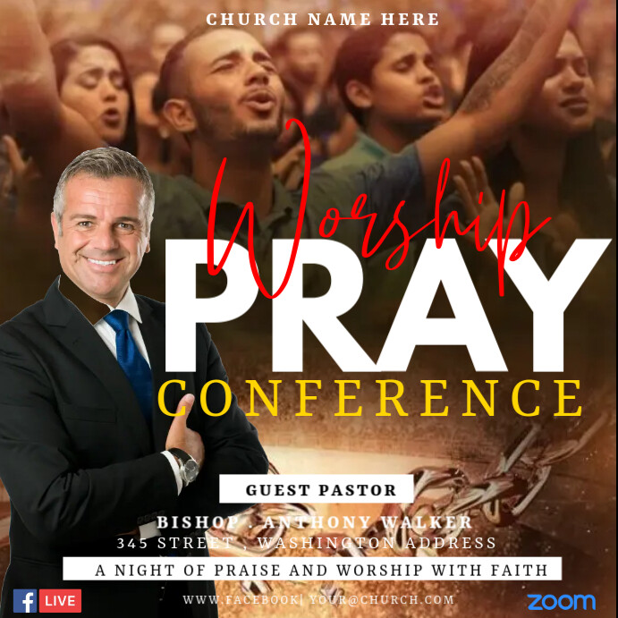 CHURCH SQUARE.E Template | PosterMyWall