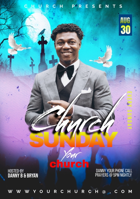 Copy of church sunday conference a3 flyer | PosterMyWall