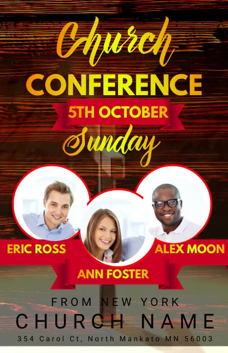 church sunday conference Template | PosterMyWall