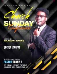 sunday church conference ad design Template | PosterMyWall