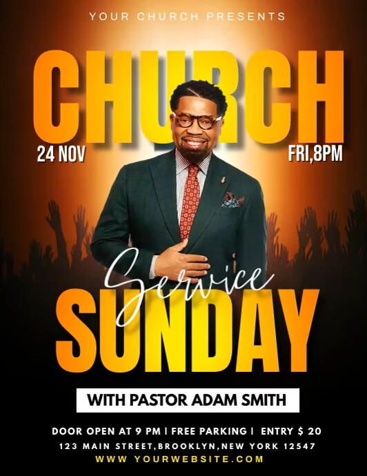 Copy of church sunday conference video ads flyer | PosterMyWall