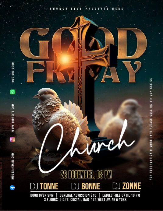 CHURCH SUNDAY Template | PosterMyWall