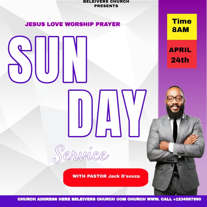 Church sunday Template | PosterMyWall