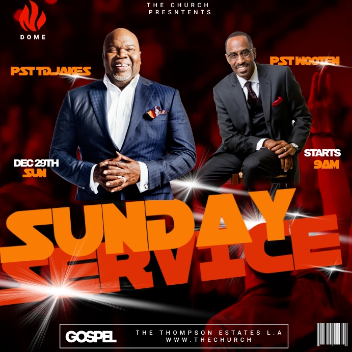 Copy of Church Sunday/event Flyer | PosterMyWall