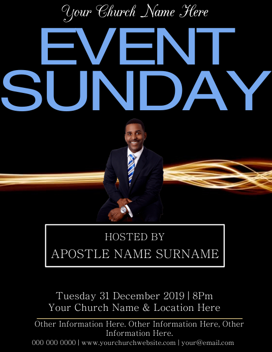 Church Sunday event Template | PosterMyWall