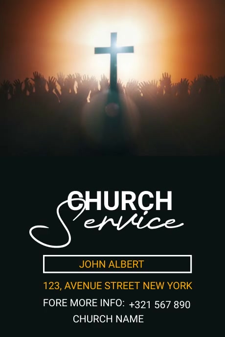 Church Sunday / Events flyers (6) Template | PosterMyWall
