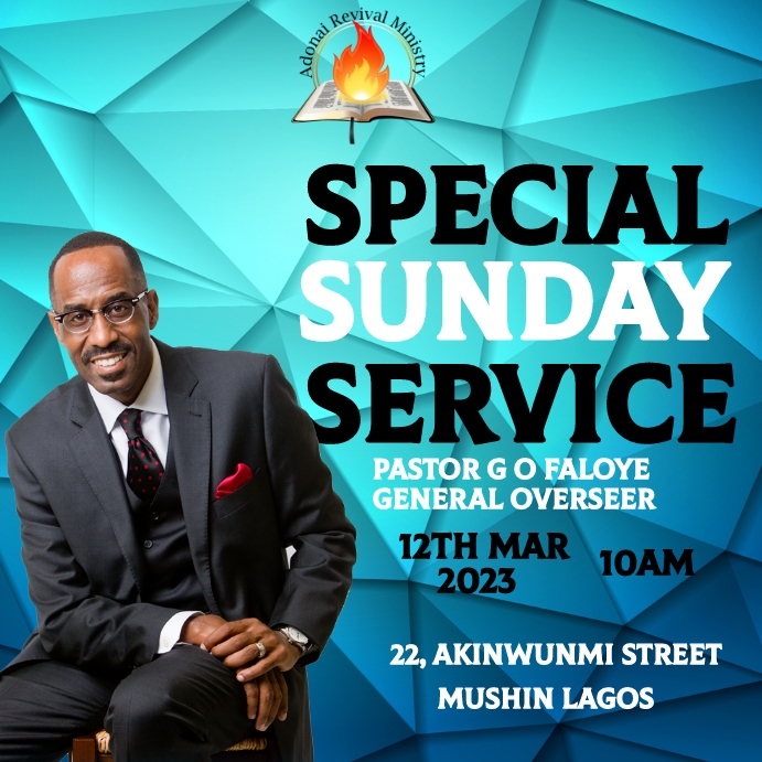 Church Sunday/Events flyers Template | PosterMyWall