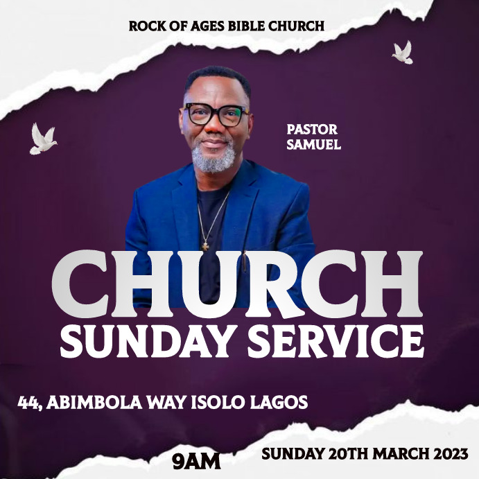 Church Sunday/Events flyers Template | PosterMyWall