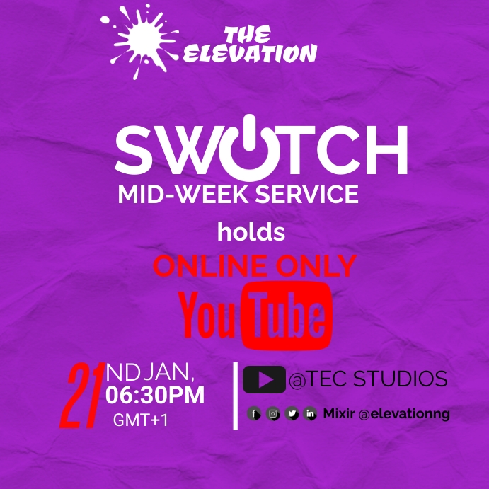 Church Sunday/Events flyers Template | PosterMyWall