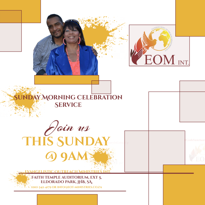 Church Sunday Morning Service Template | PosterMyWall