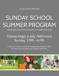 Church Sunday School poster Template | PosterMyWall
