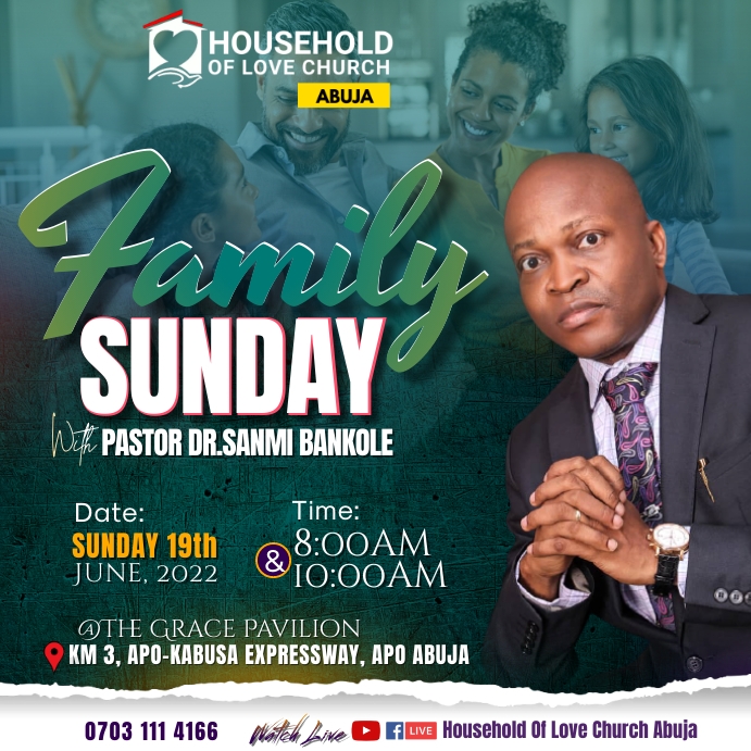 church Sunday service (1) Template | PosterMyWall