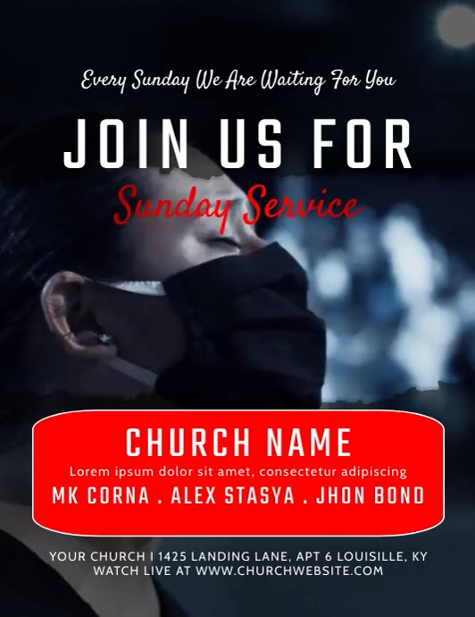 Copy of Church Sunday Service (1) | PosterMyWall