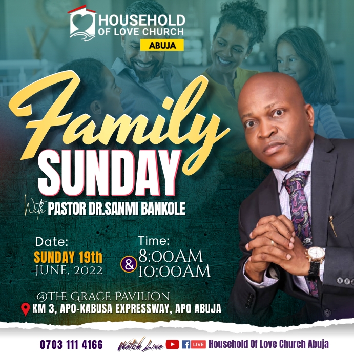 church Sunday service (2) Template | PosterMyWall