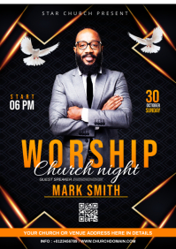 Church Sunday Service ads Template | PosterMyWall