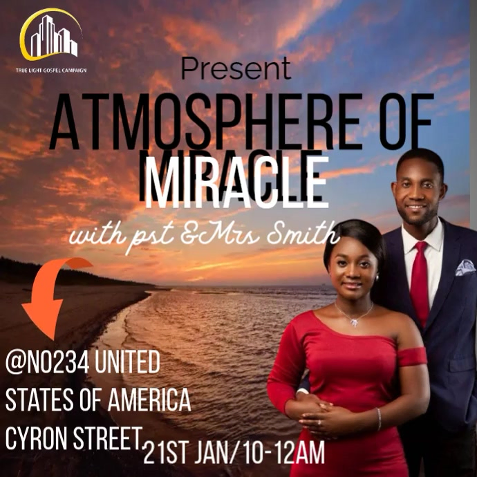 Church/Sunday service Template | PosterMyWall