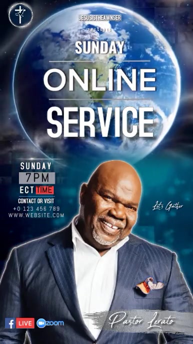 Church Sunday Service design template modern | PosterMyWall