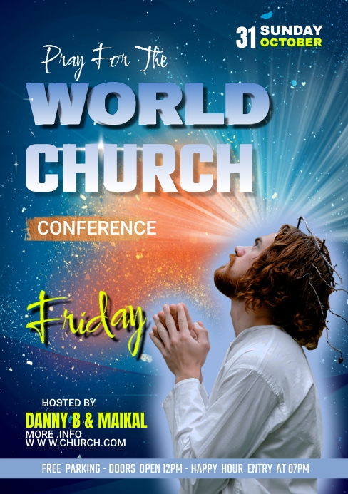 Copy of Church Sunday Service Flyer ad | PosterMyWall