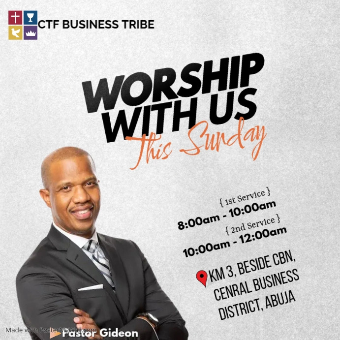 CHURCH SUNDAY SERVICE FLYER DESIGN TEMPLATE ( | PosterMyWall