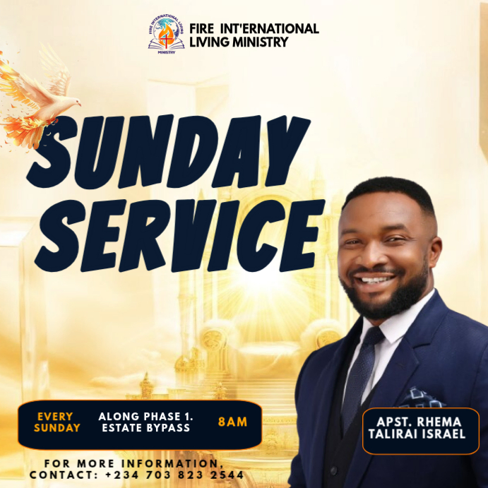 Church Sunday Service Flyer Template | PosterMyWall