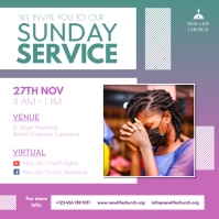 Church Prayer Service Invitation Flyer Template | PosterMyWall