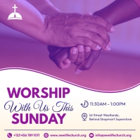 Church Sunday service Template | PosterMyWall