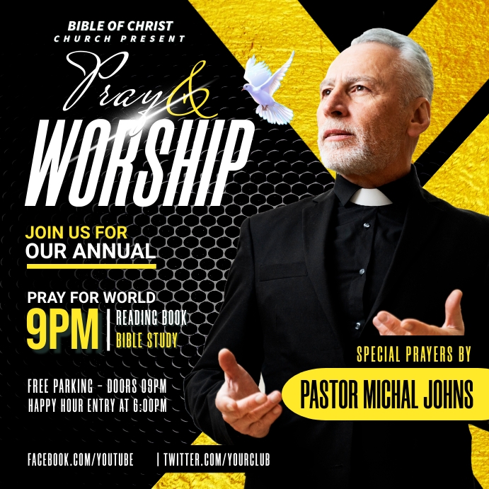 Church Sunday Service Flyer Template | PosterMyWall