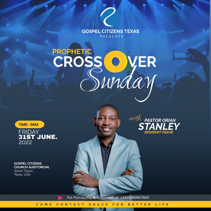 Church Sunday Service flyer template 2022 (10 | PosterMyWall