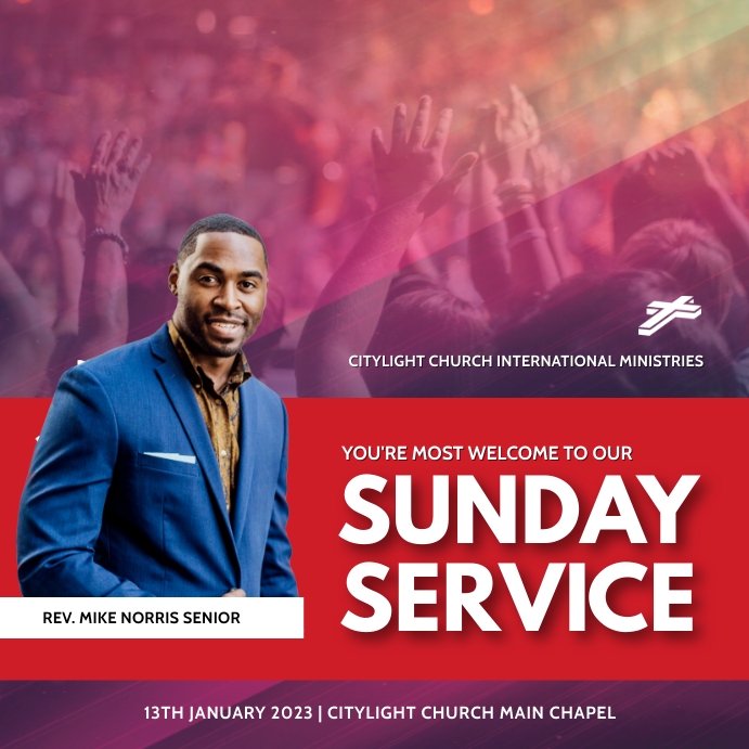 church sunday worship service flyer template | PosterMyWall