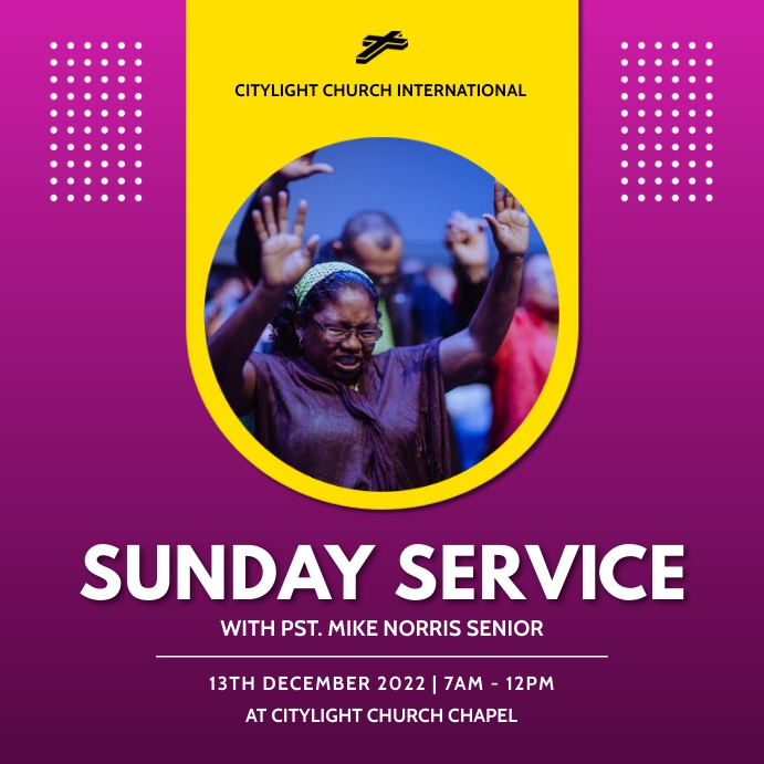 church sunday worship service flyer template | PosterMyWall