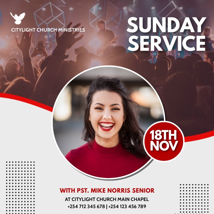 church sunday worship service flyer template | PosterMyWall