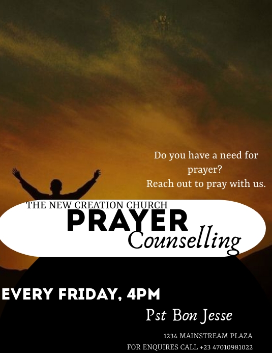 Church support template | PosterMyWall