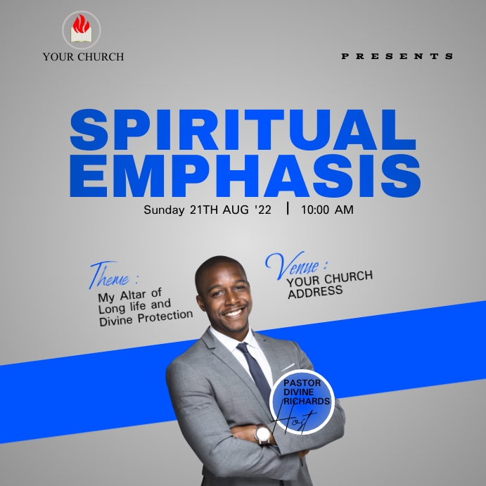 church template (16) | PosterMyWall