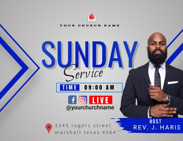 church template (21) | PosterMyWall