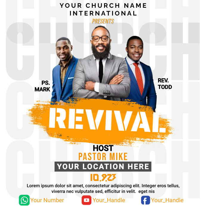 Church Template | PosterMyWall