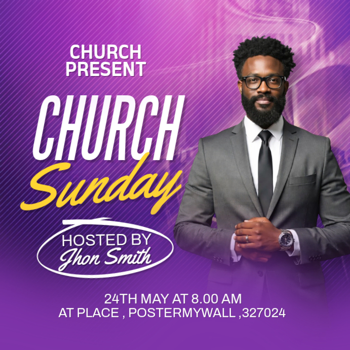Church Template Instagram Post | PosterMyWall