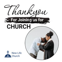 church thank you note Template | PosterMyWall