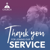 church thank you note Template | PosterMyWall